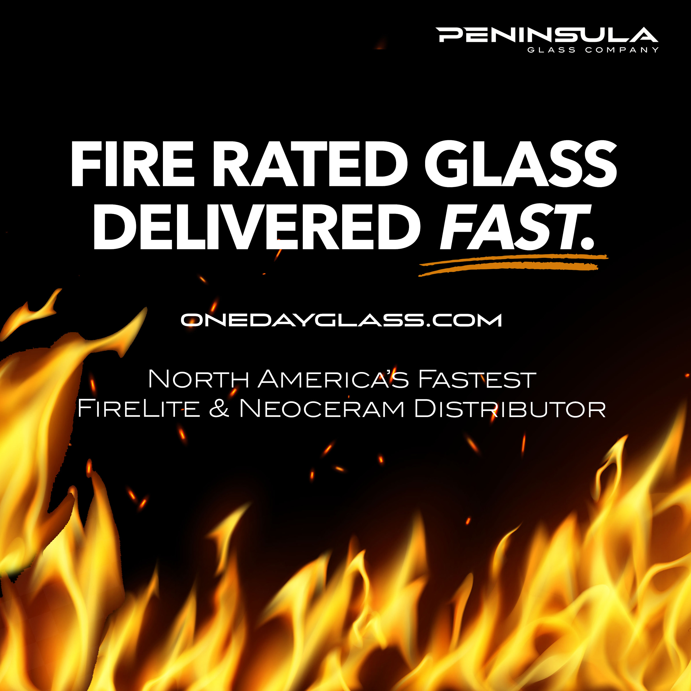 Fire Rated Glass Cut to Size | Ships in 1 Day – One Day Glass